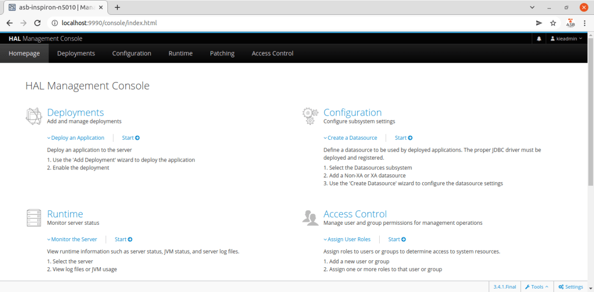 Set up Drools Business Central and KIE Server on WildFly - ASB Notebook
